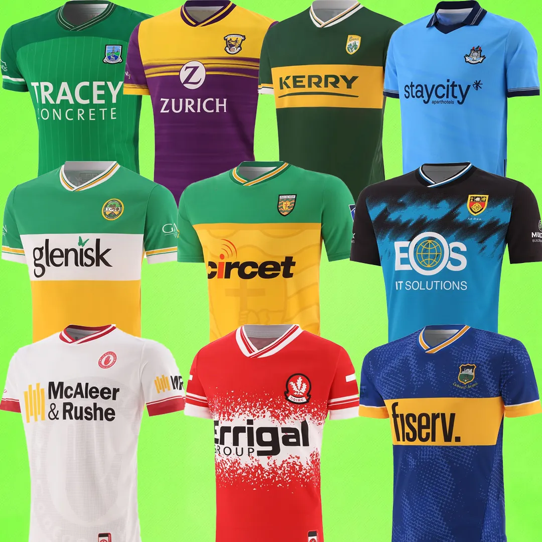 DHgate.com:2024-2025 GAA Rugby Jerseys Peil Ghaelach Caid Gaelic ...