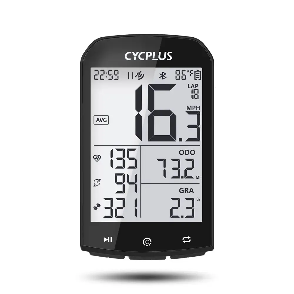 DHgate.com:2024CYCPLUS M1 GPS Bike Computer, Wireless Speedometer ...
