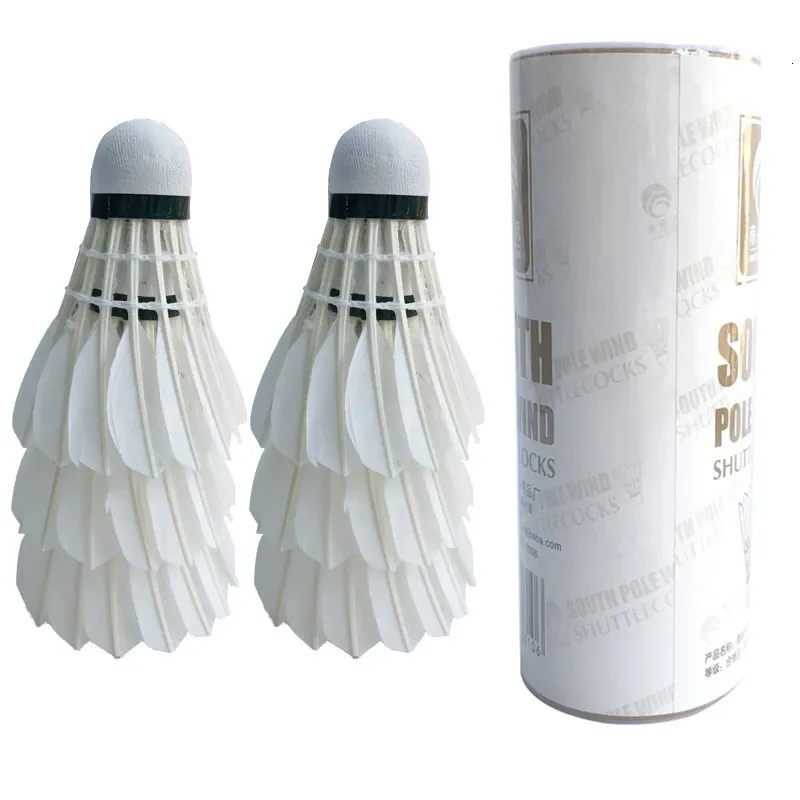 Badminton Shuttlecocks: Premium Goose Feather Birdies For Indoor ...
