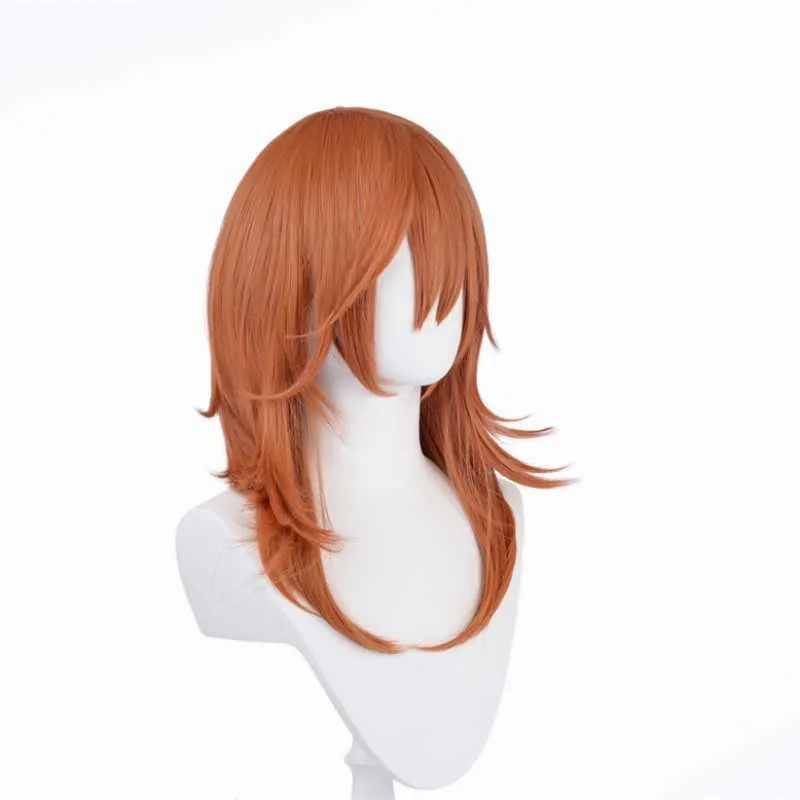 Chainsaw Man Angel Devil Cosplay Wig - Anime Inspired, Layered Orange ...