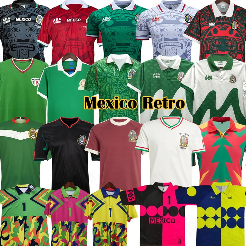 Mexico Soccer Jerseys: Retro Football Shirts Vintage Style National ...