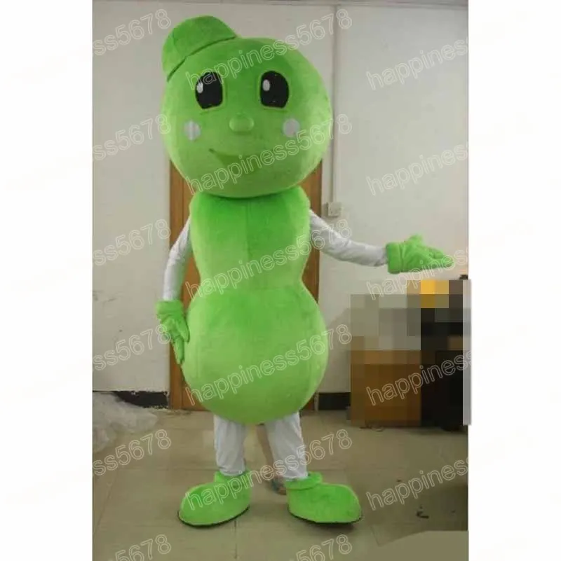 DHgate.com:Adult size Green beans Mascot Costumes Cartoon Character ...