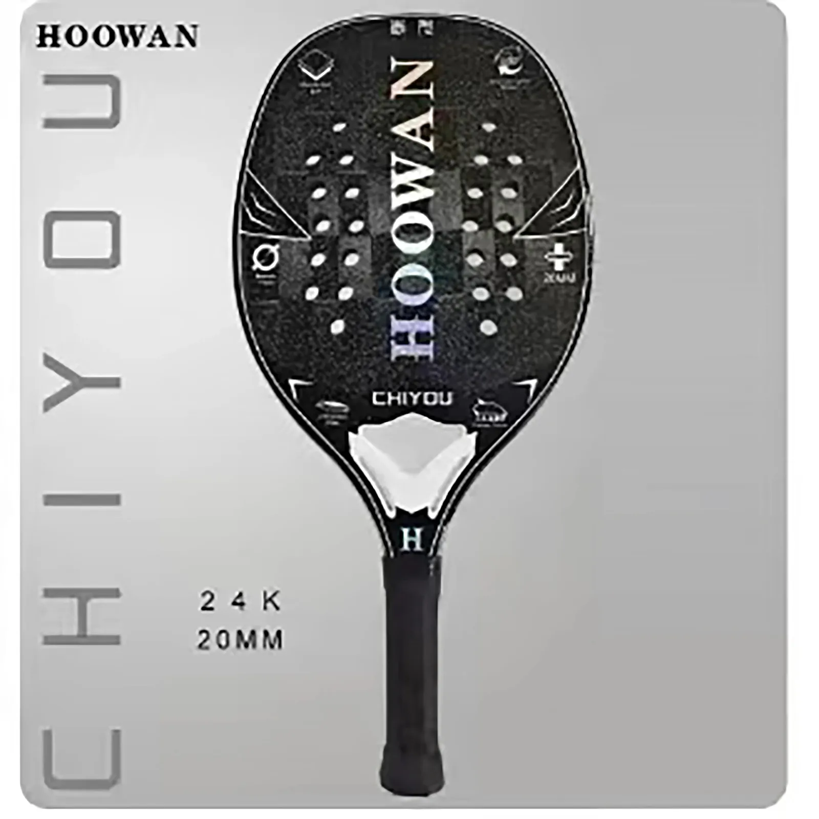 DHgate.com:HOOWAN 24K Carbon Tennis Racket, Beach Tennis Racket with ...