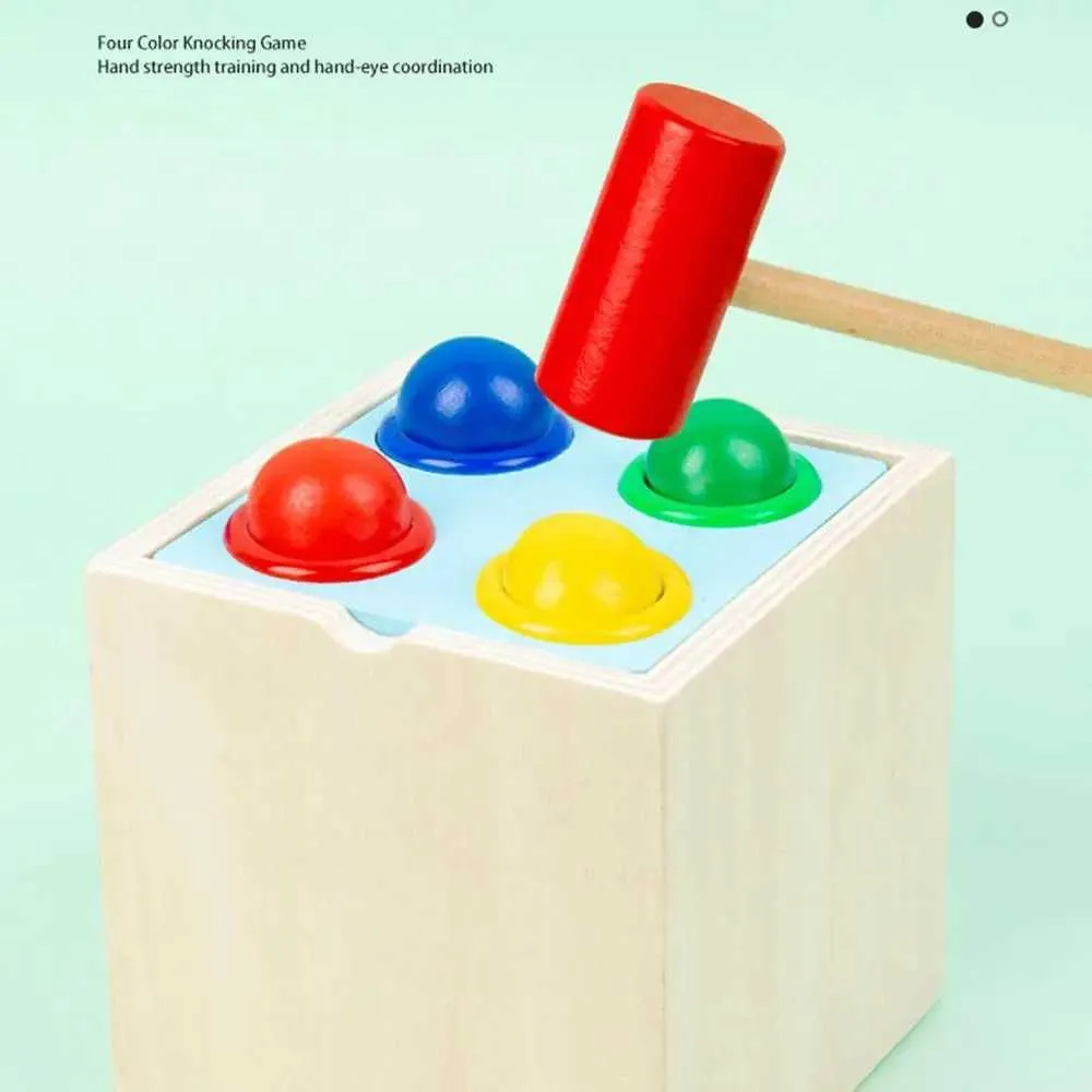 5-in-1 Montessori Wooden Toy Set - Sorting, Stacking, Nesting, Fishing ...