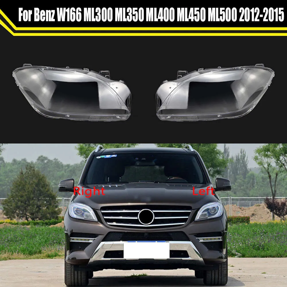 DHgate.com:Car Front Headlight Cover Glass Lamp Caps Lampshade Lens Shell for Mercedes-benz W166 ...