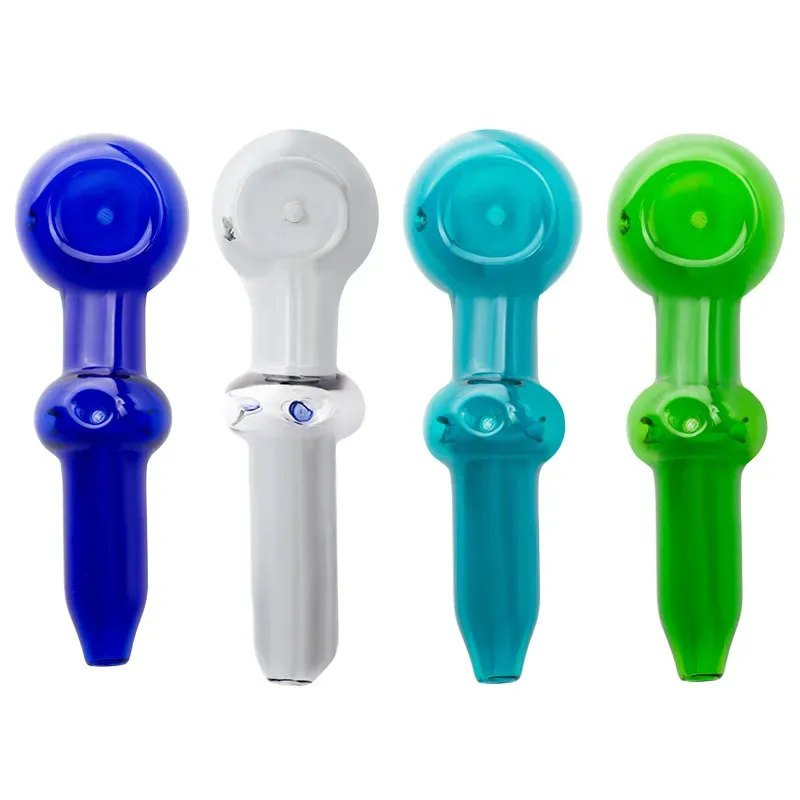 Paladin886 Y026 Smoking Pipe About 11.5cm Clear Tube Colored Trumpet ...