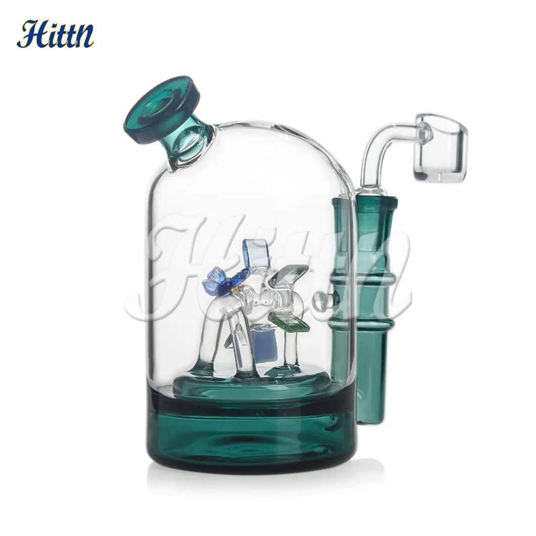 Mini Hookah Dab Rigs Color Rotating Windmill Perc Oil Rig 5.5 Inches ...