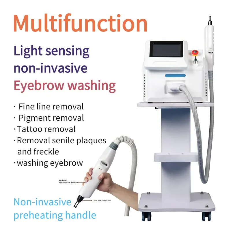 Portable Picosecond Laser Tattoo Removal Machine Q Switched ND YAG ...