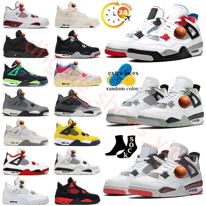 4 Basketball Shoes Mens & Womens Running Sneakers Designer Trainers In ...