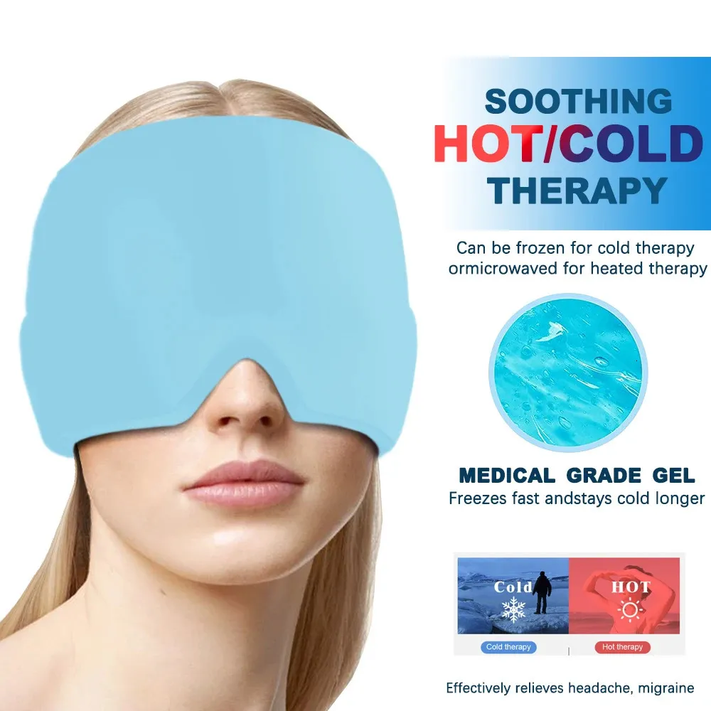 DHgate.com:Cold Therapy Headache Relief Hat, Gel Ice Cap for Migraine ...