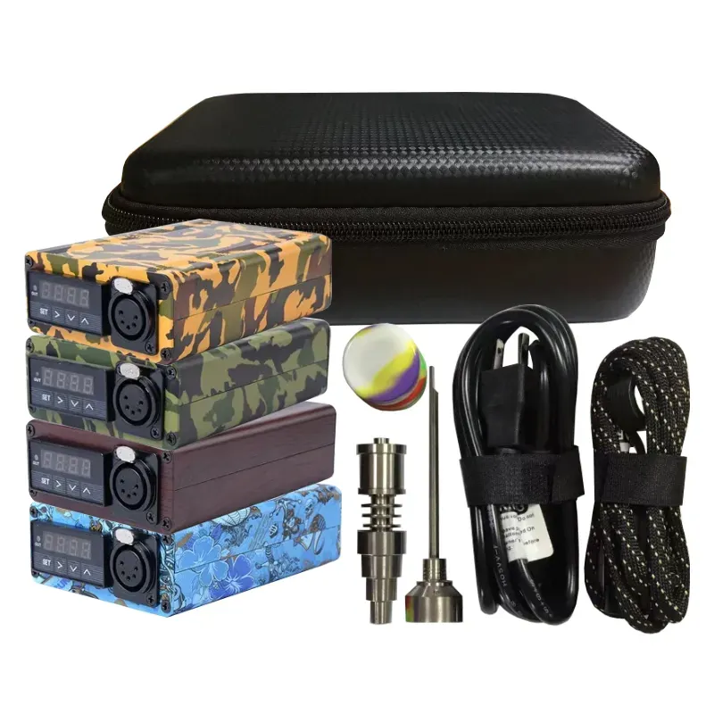 Mini ENail Dab Kit: Boîte De Contrôleur De Température PID Avec Bobines ...
