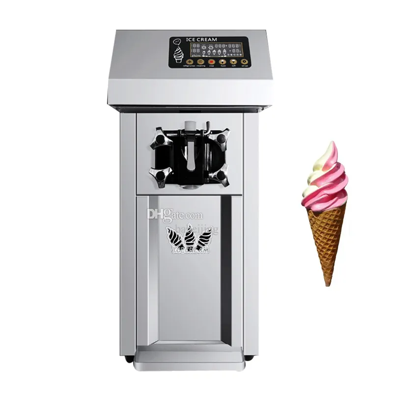 Commercial & Home Soft Serve Ice Cream Maker - Stainless Steel, Single ...