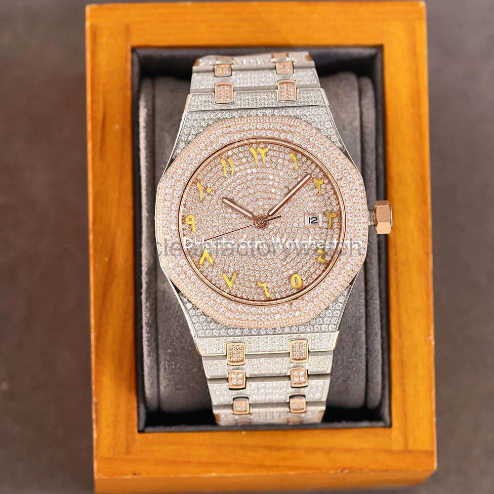 Reloj Audemar Piquet Hecho A Mano Con Diamantes Completos Para Hombre ...