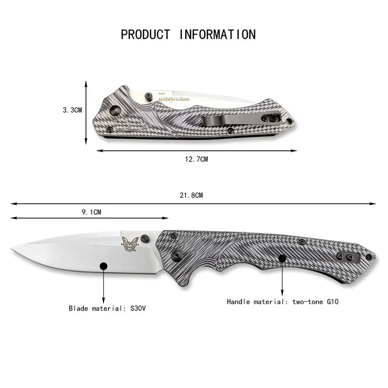 4 Modelos Benchmade BM 615BK 1401 Mini Rukus Tactical Pocket Dollowing ...