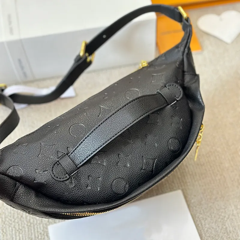 Black Fanny Pack Designer Pouch Bum Bag, Nylon Bumbag Fashion Shoulder ...