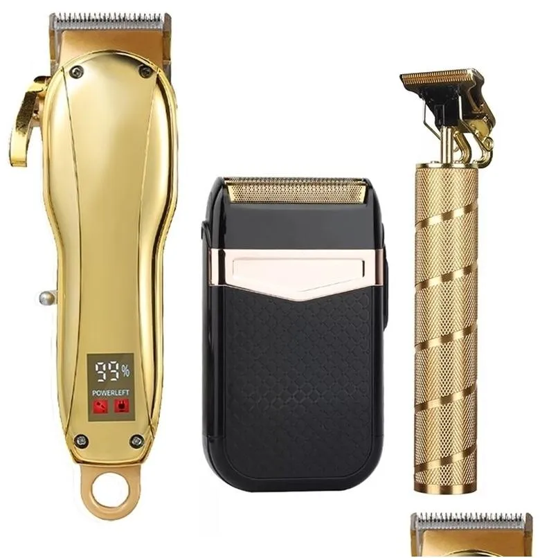 Electric Head Hair Shaver & Men Shaver Set Cordless Hair Clippers For ...