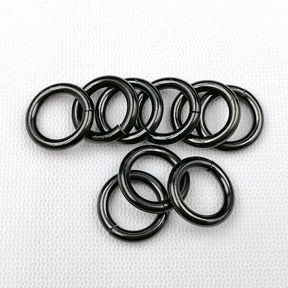 Stainless Steel Jump Rings for Jewelry Making, 318mm Silver and Black ...