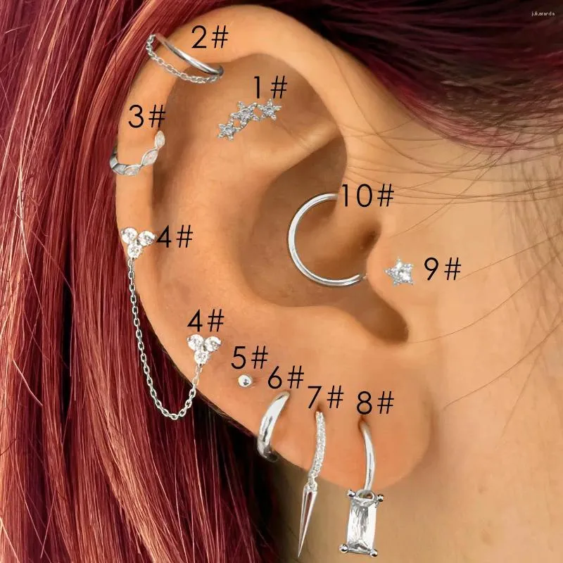 DHgate.com:Chic Ear Cartilage Daith Piercing Hoop Earrings for Women ...