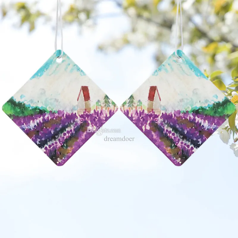 Fashion Cologne Car Air Freshener Paper Perfume Diffuser Hanging Card ...