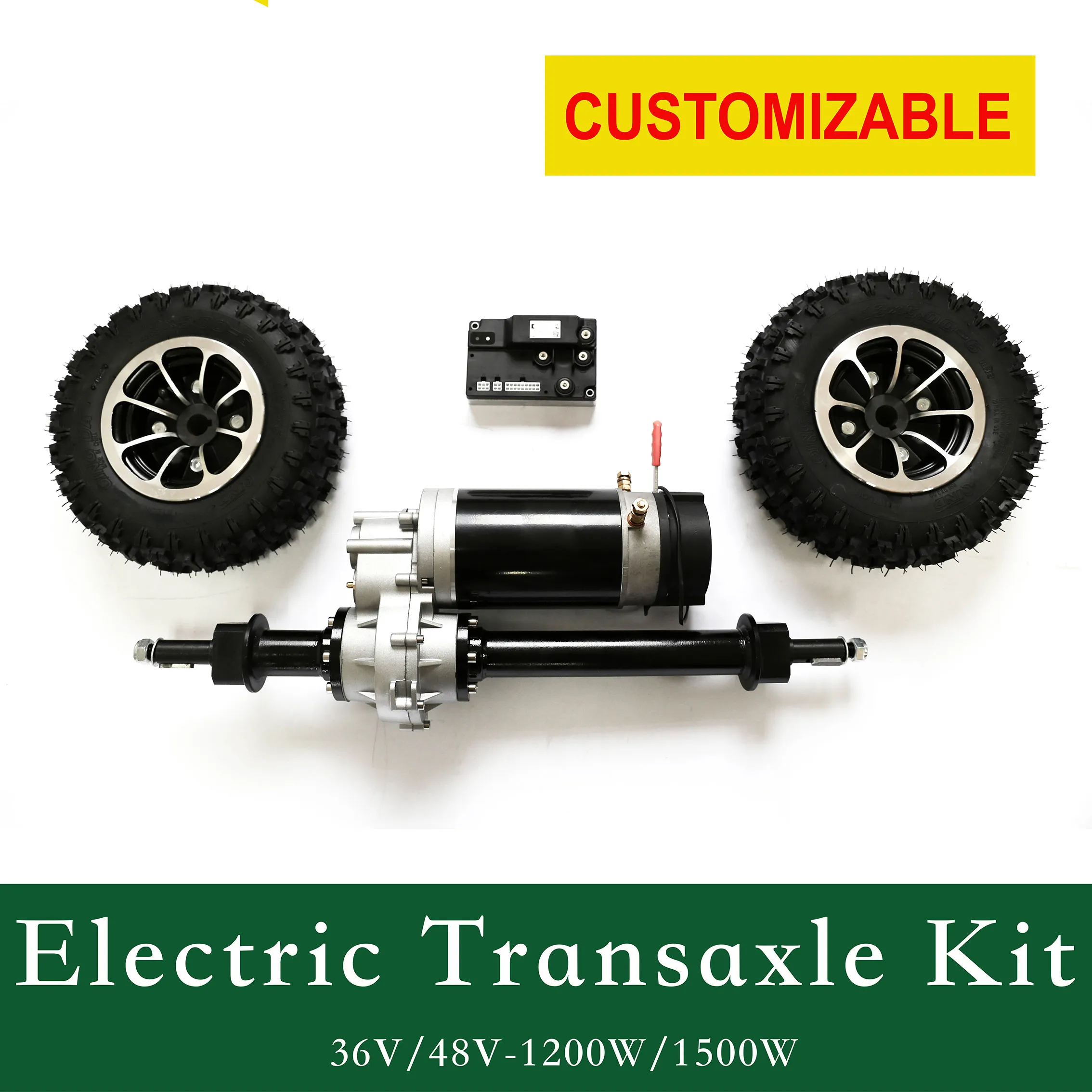 1200W High Rigidity High Precision Gear Golf Cart Drive Axle DC Motor ...