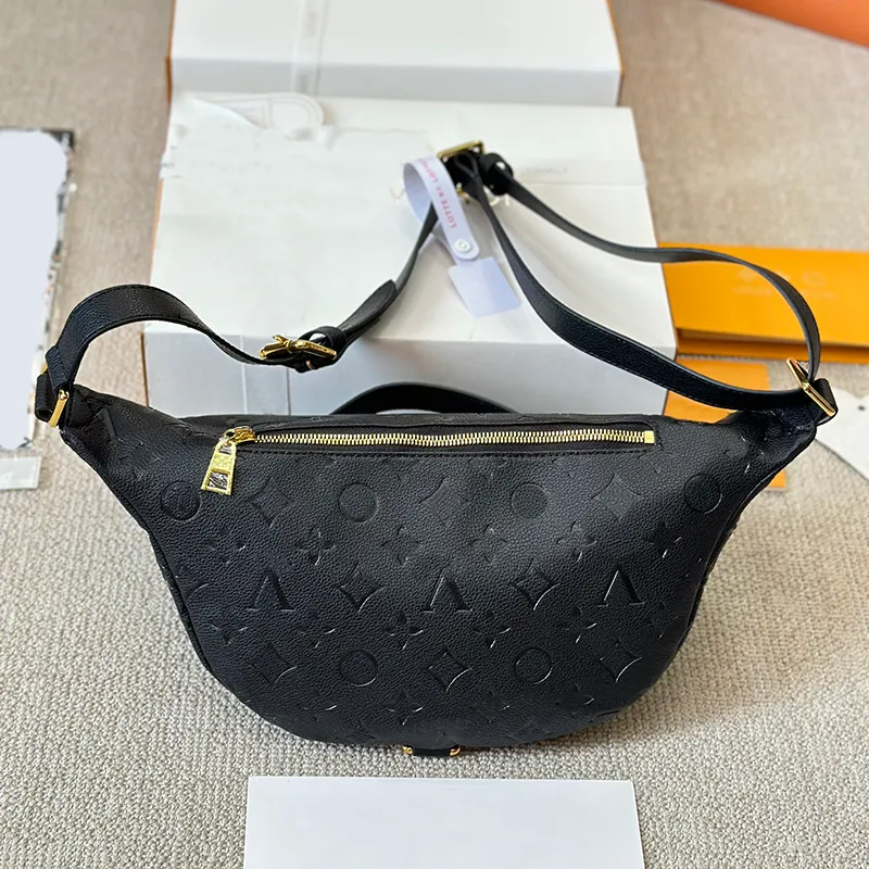 Designer FannyPack Purse Crossbody Bag Luxury Designers Waist Bags Classic Black Leather BumBag Handbags Mens Shoulder Belt Bag Chest Bag From 49 69 DHgate