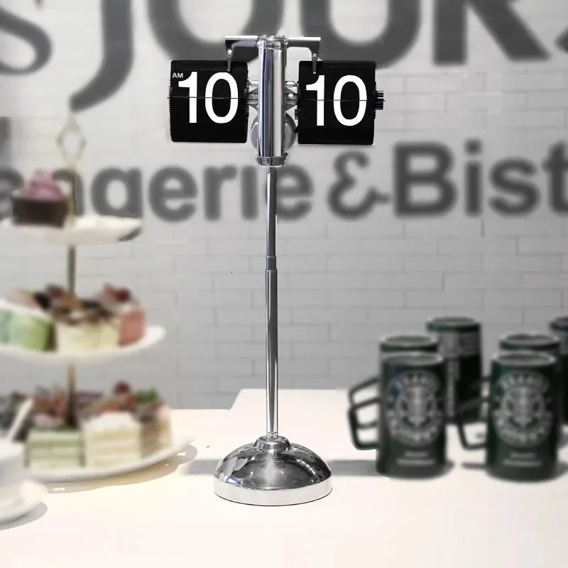 Retro Flip Clock - Vintage Auto Flip Desk Clock, Adjustable Vertical ...