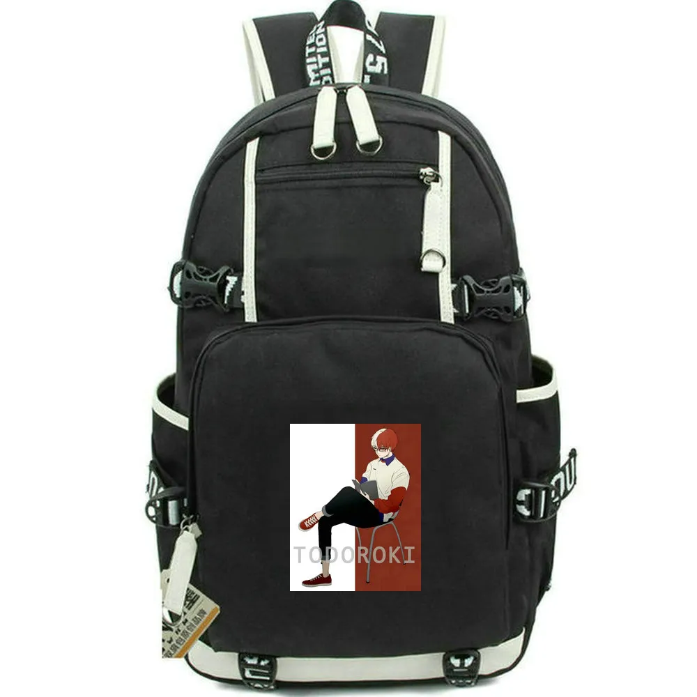 Todoroki Shoto My Hero Academia Cartoon Ghostbusters Backpack Anime ...