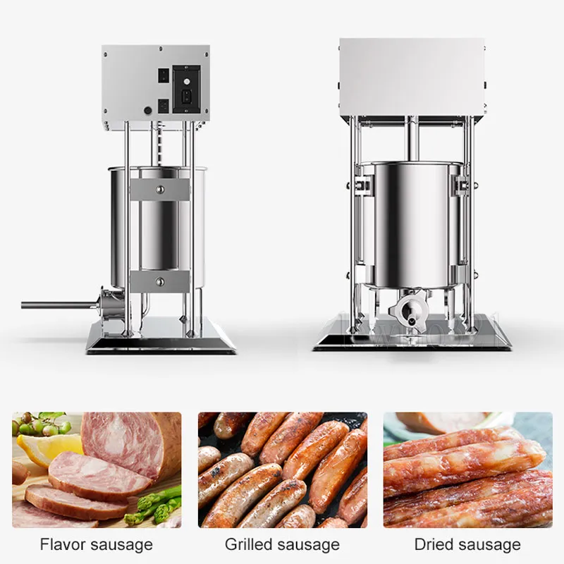 Commercial Grade Electric Sausage Stuffer: Heavy Duty 110v/220v ...