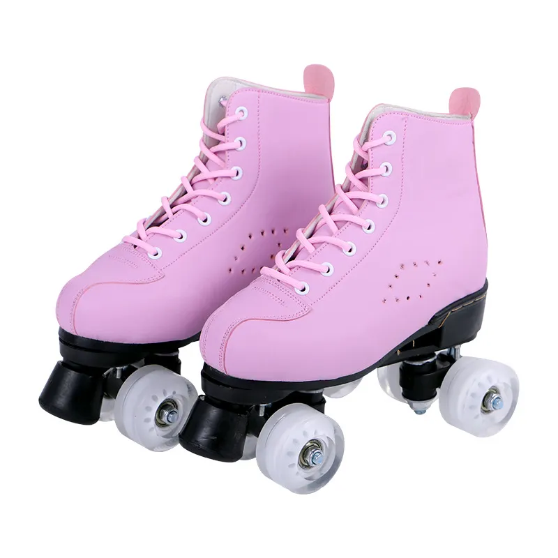 DHgate.com:New Black and White Double Row Ice Skates for Adults, Four ...