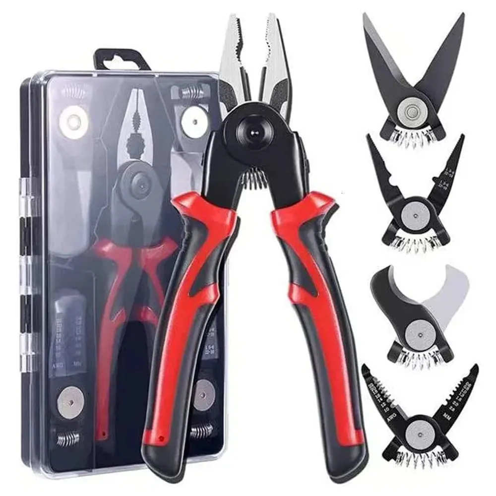 DHgate.com:5-in-1 Multi-Purpose Pliers Set with Dual-Color PVC Handles ...