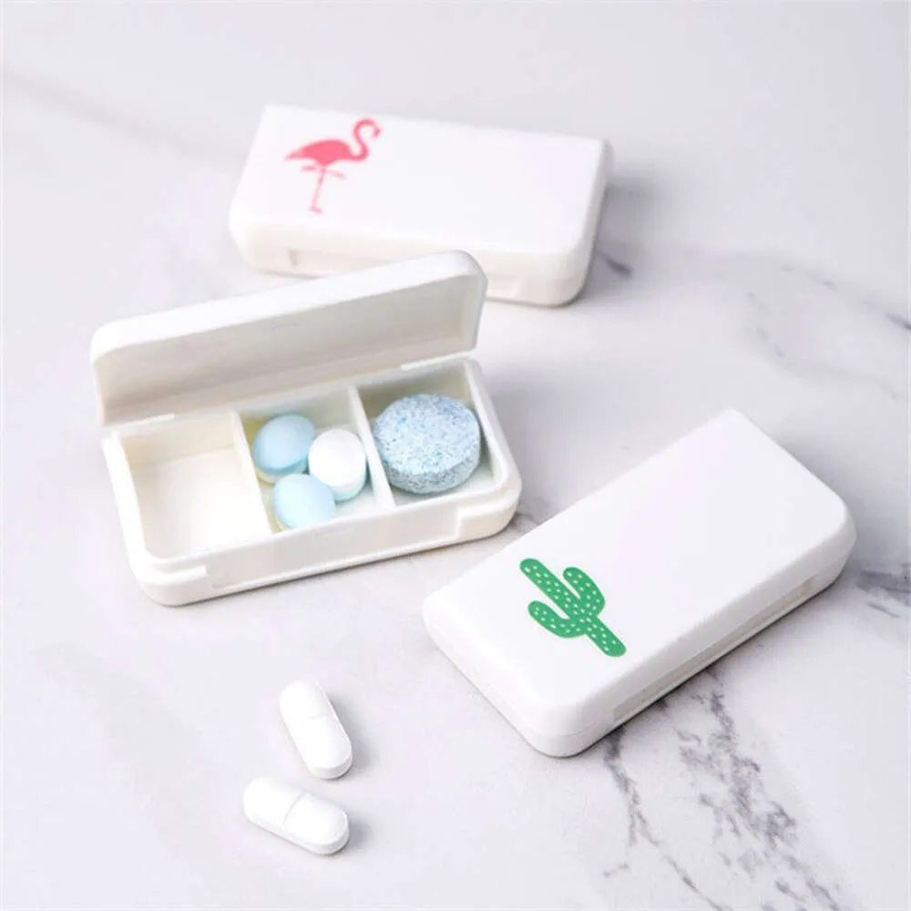 DHgate.com:Mini Pill Case Plastic Travel Medicine Box Cute Small Tablet ...
