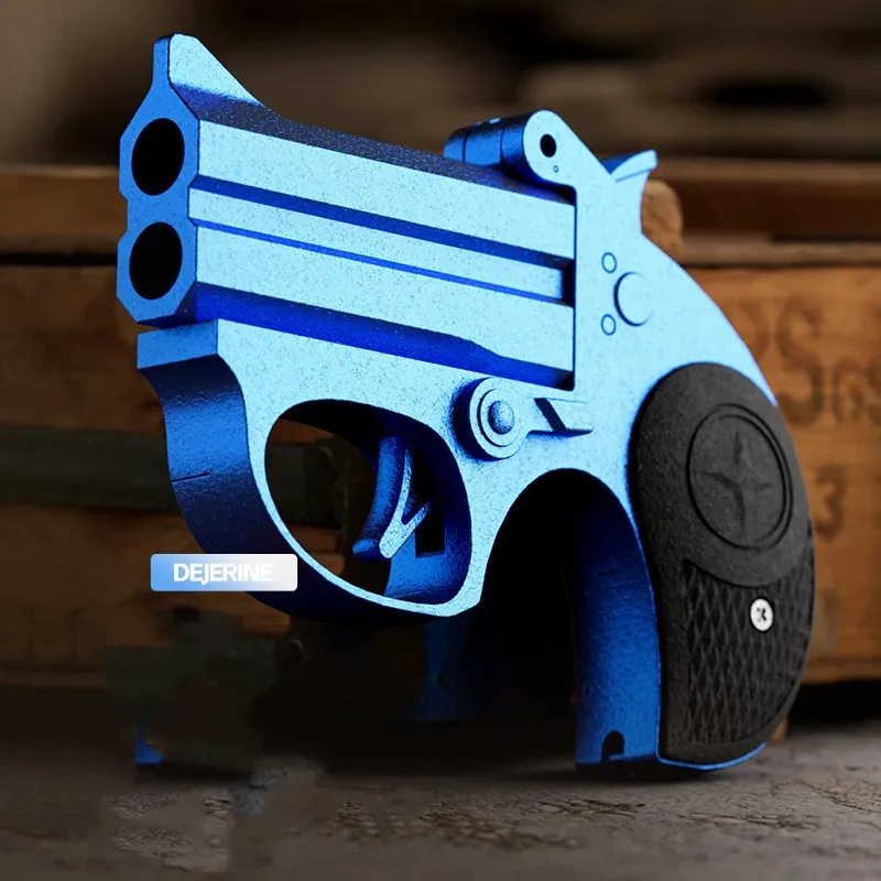 DHgate.com:Mini Double Barrel Soft Bullet Gun, Simulation Throwing ...