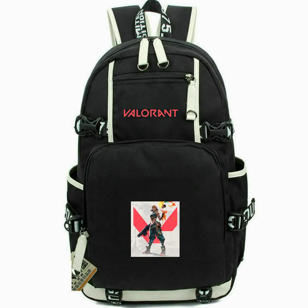 Valorant Raze Fans School Backpack: Durable Daypack For Gaming ...