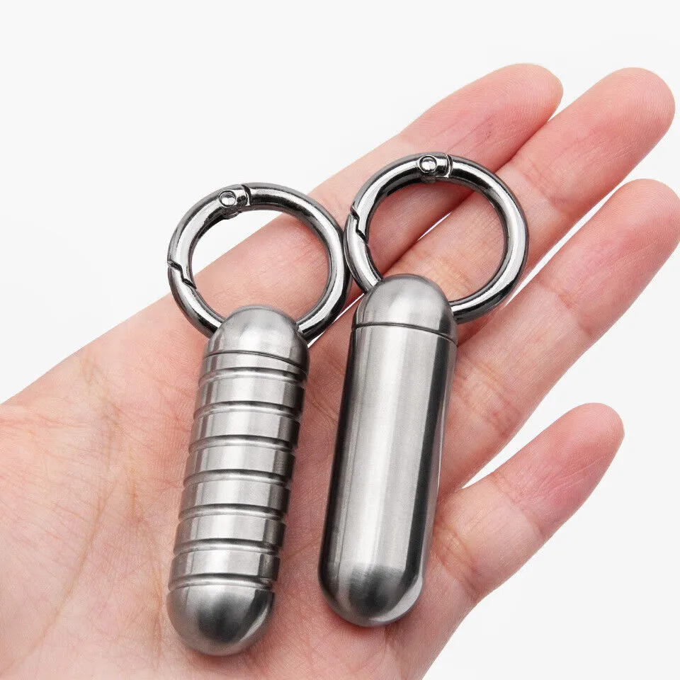 DHgate.com:Titanium Waterproof Canister Pill Container Capsule EDC ...
