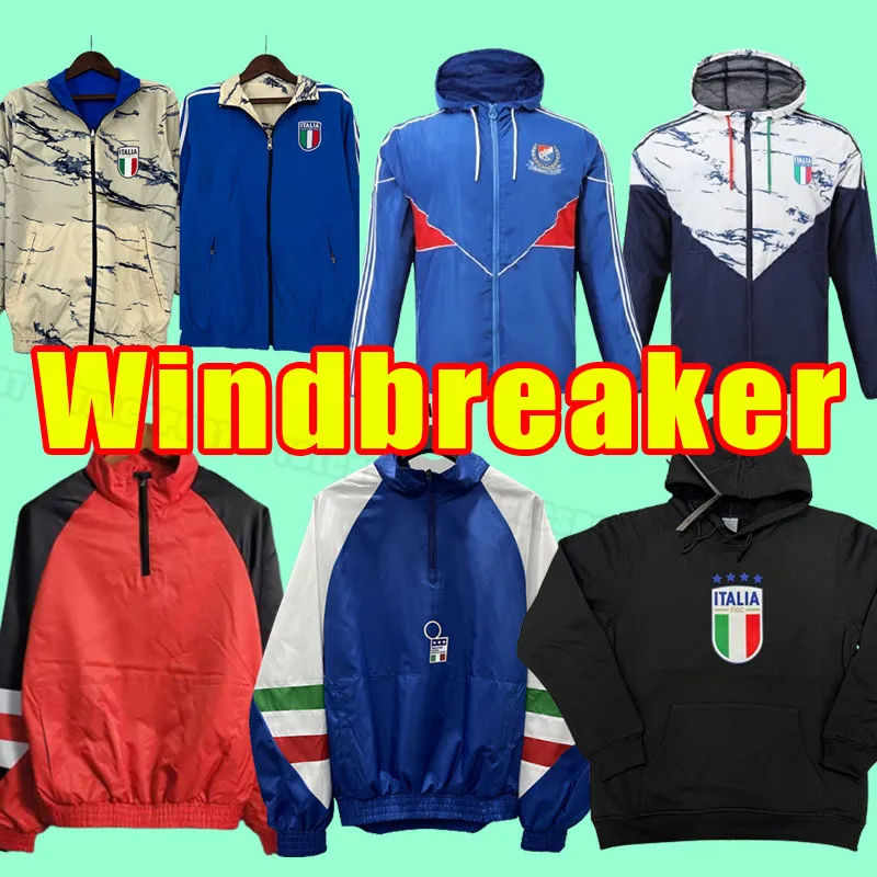 Windbreaker Italia 2023 2024 INSIGNE Soccer Tracksuits BONUCCI JORGINHO ...