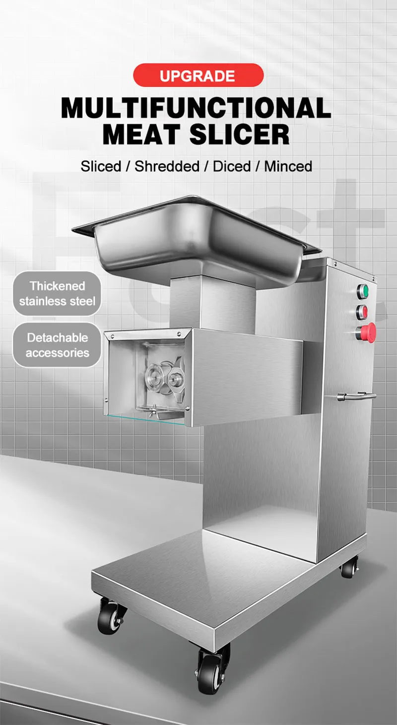 Meat Slicer Machine: Electric Food Slicer For Pork, Beef, Chicken, And ...