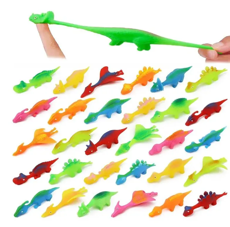 Stretchy Dinosaur Slingshot Toys Flying Animal Finger Shooters For Kids ...