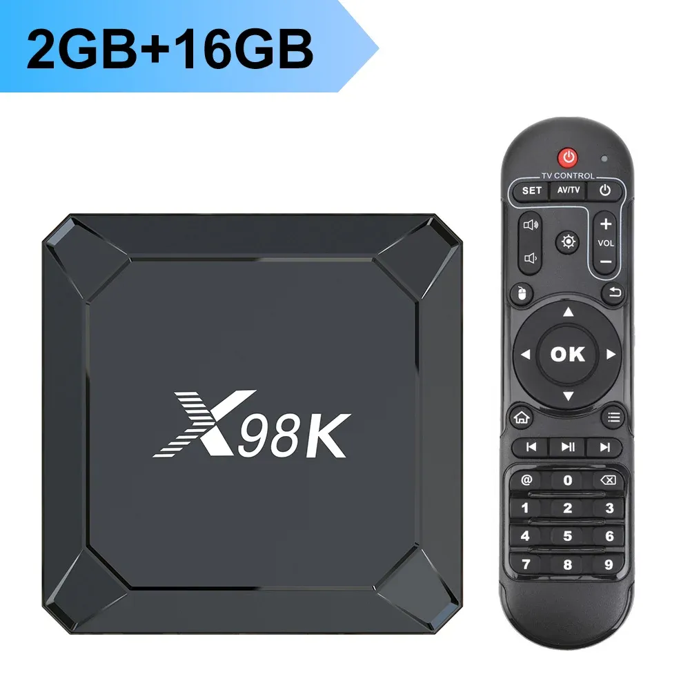 X98K TV Box Android 13 Avec Rockchip RK3528 Quad Core Cortex A53 Prise En Charge Vidéo 8K 4K ...