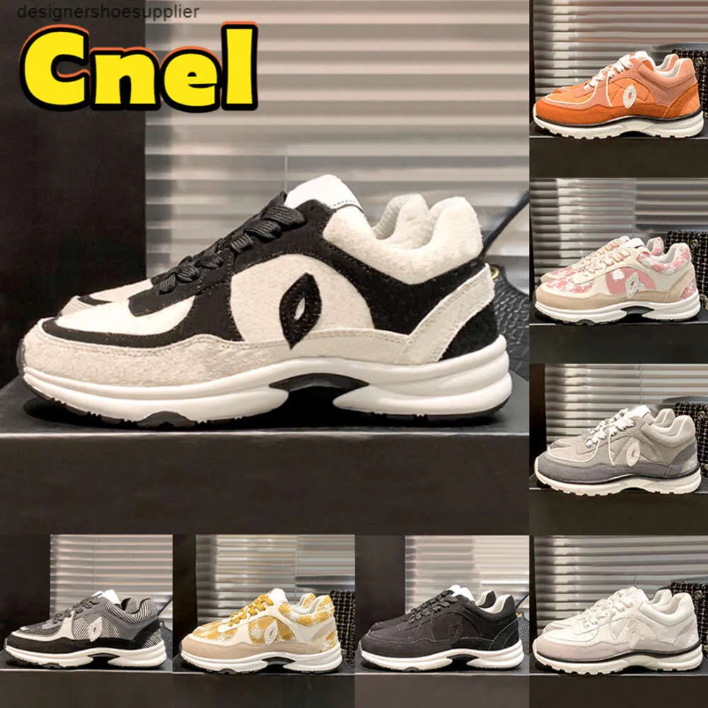 Designer Interlocking Sneakers - Premium Leather Trainers, 23SS Casual ...