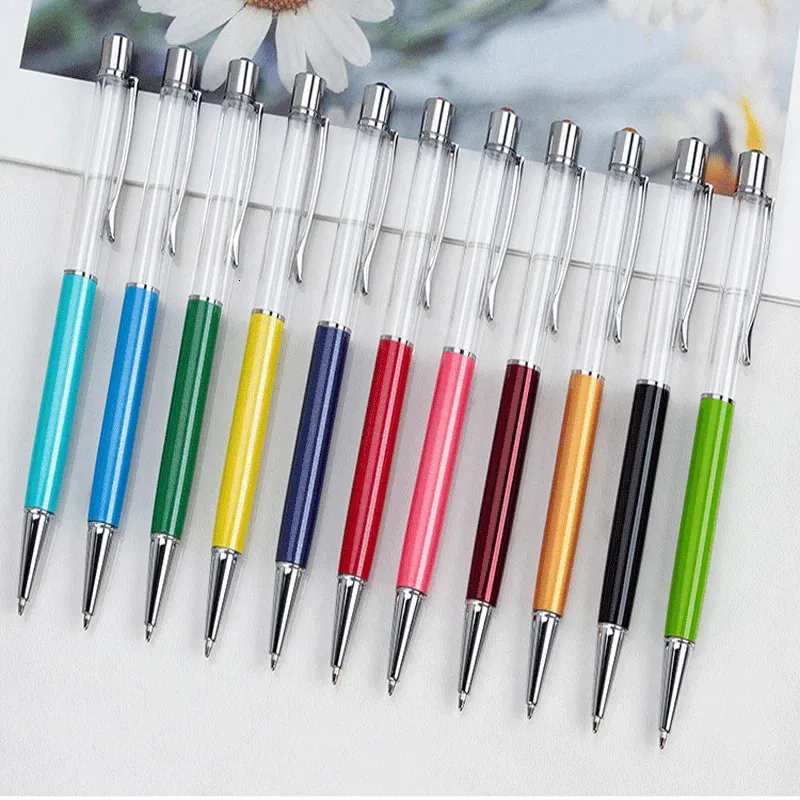 27-Pack Colorful DIY Floating Pens - Empty Tube Ballpoint Pens for ...