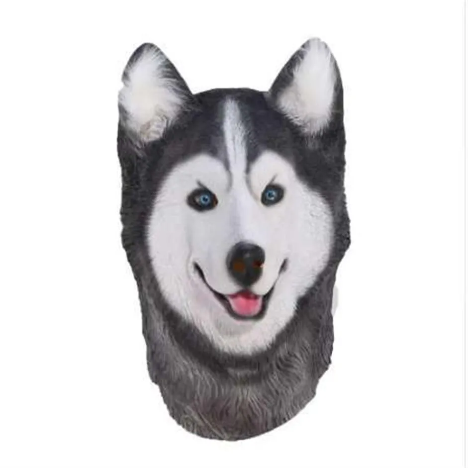 DHgate.com:Spooky Siberian Husky Dog Latex Mask for Halloween Costume ...