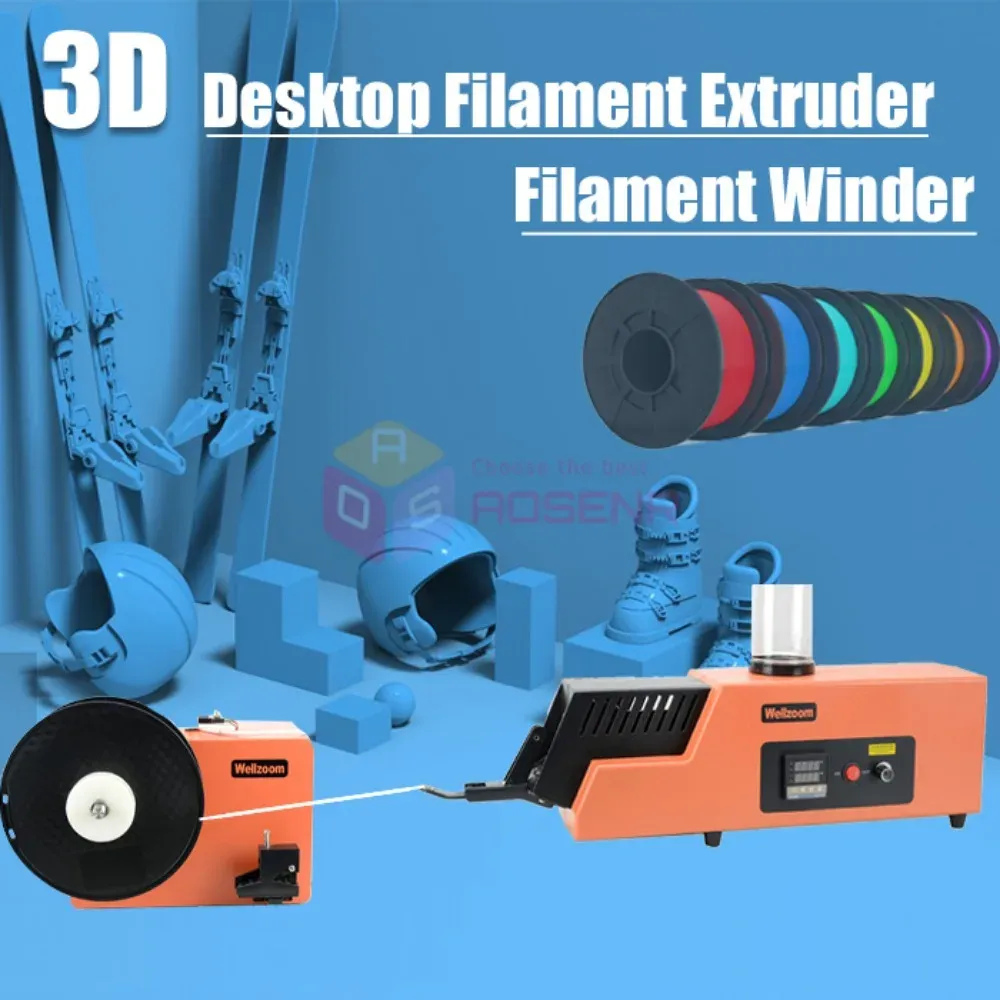 Filament Extruder Recycling 3D Printing Machine With Auto Winder Create ...