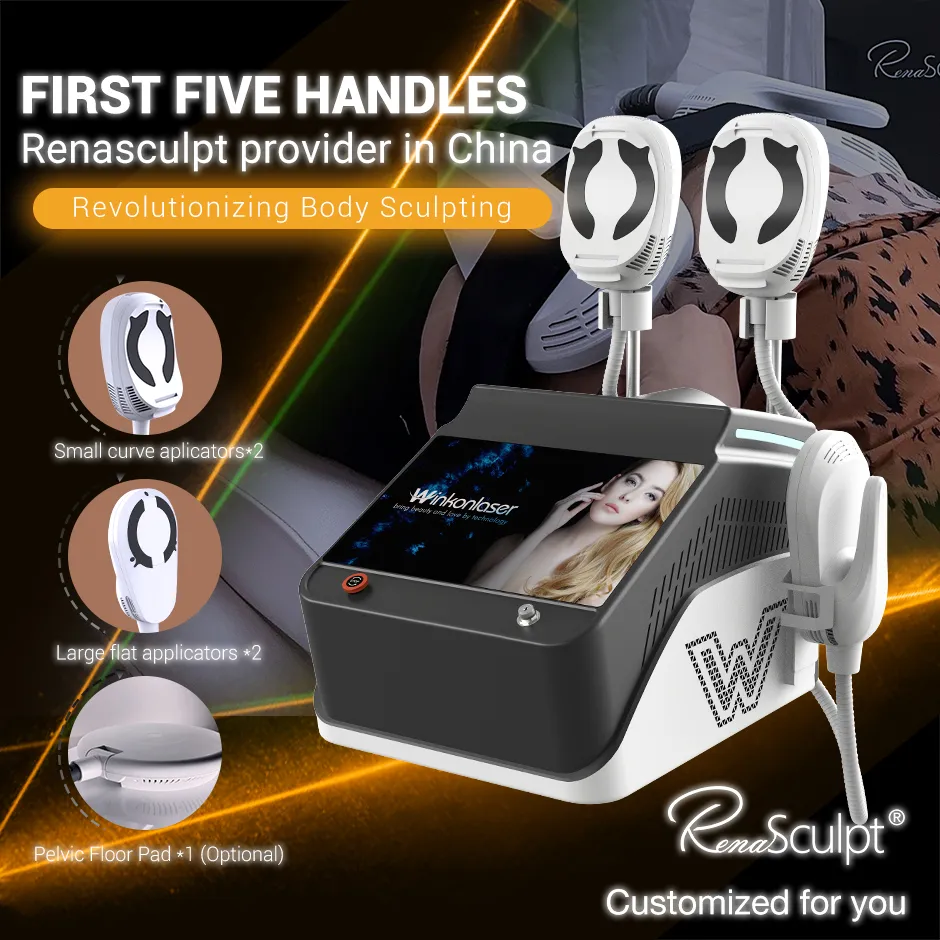 4 Griffe Tragbare Ems Sculpting Maschine Butt Lift Body Sculpting