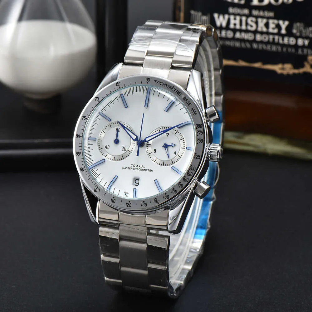 DHgate.com:Mens Fashionable Five-Needle Series Steel Strap Watch ...