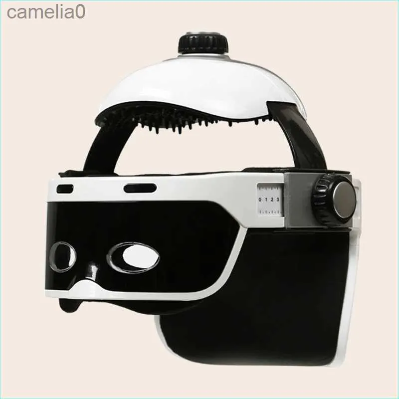 Electric Head Massager Helmet - Scalp Massager for Headache Relief ...