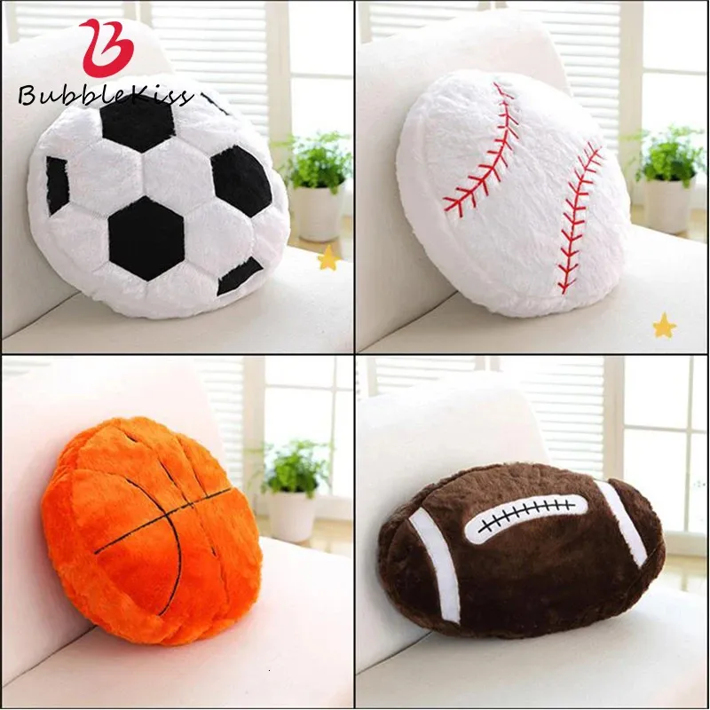 DHgate.com:Creative Soccer Plush Pillow, Wool Football-Shaped Throw ...