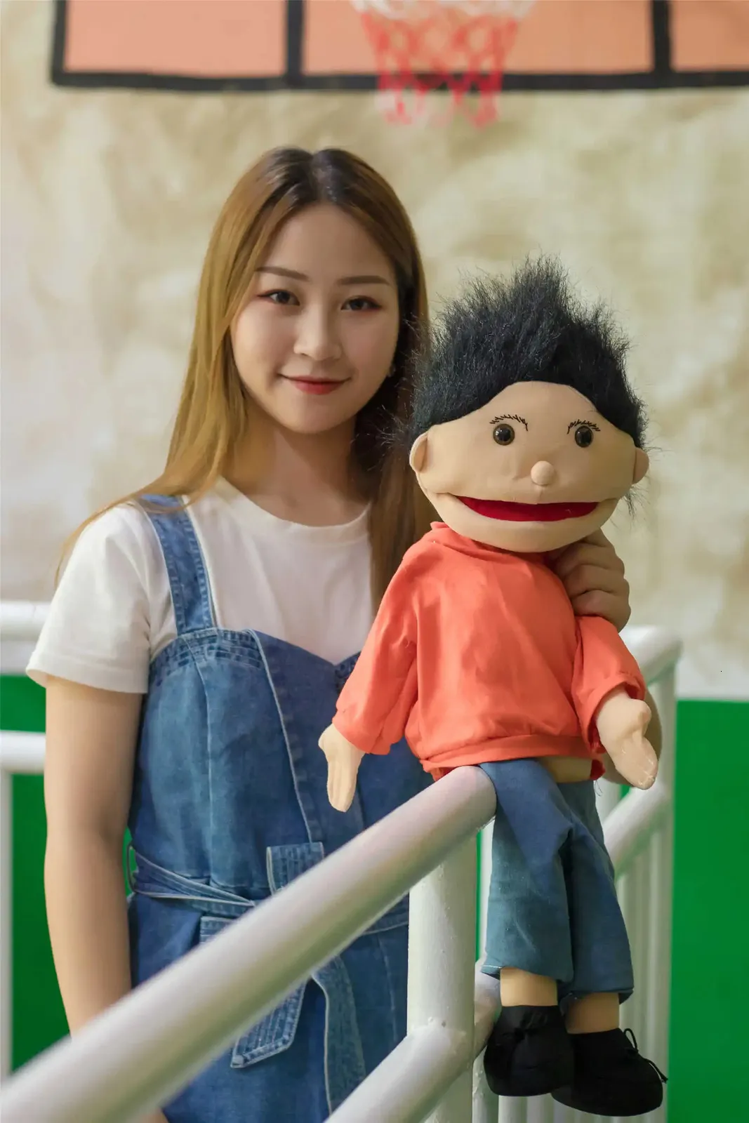 Childrens Hand Puppets Large Ventriloquist Style Doll With Full Body ...