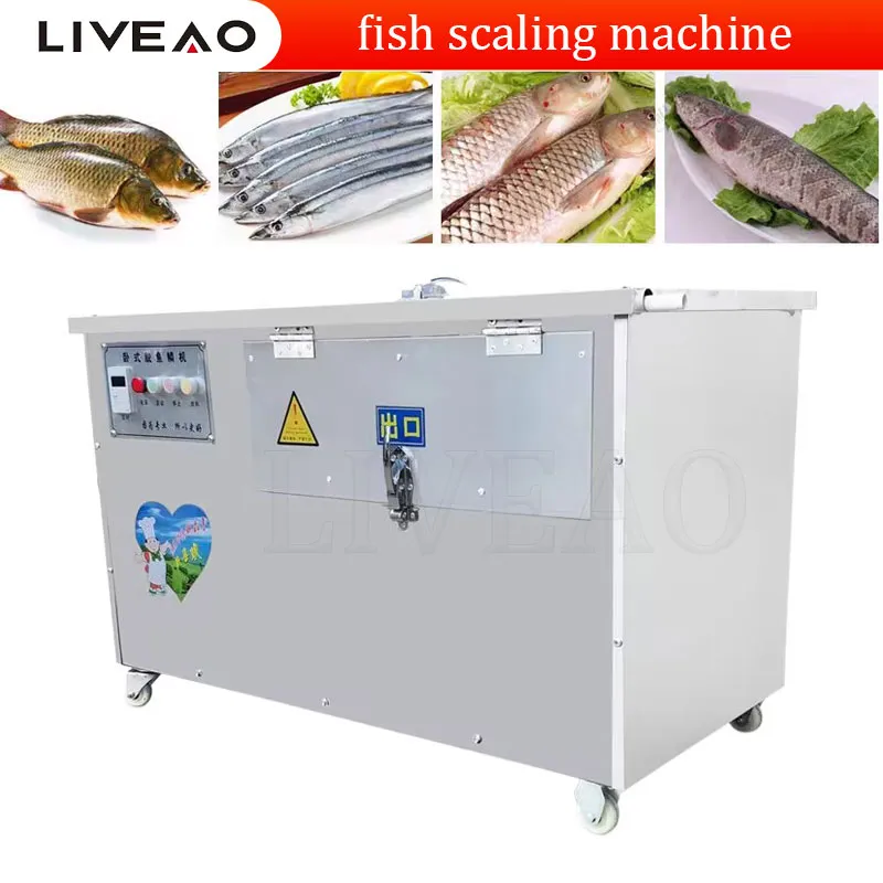 Electric Fish Scale Remover Machine, Stainless Steel Automatic Cleaner ...