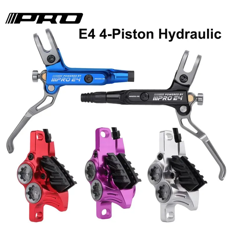 IIIPRO E4 Ultralight 4-Piston Hydraulic Disc Brake 800/1550mm Light ...