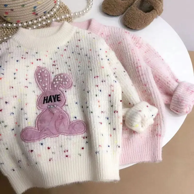 DHgate.com:Pink Rabbit Sweater for Girls, Fashionable and Cute Knitwear ...